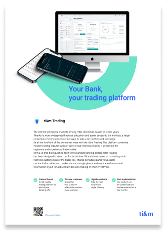 Trading platform for banks from ti&m